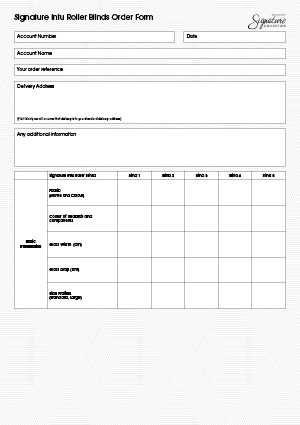 Order Forms - Hallis Hudson