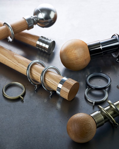 Neo Curtain Poles - Hallis Hudson