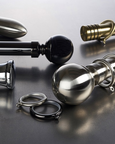 Neo Curtain Poles - Hallis Hudson